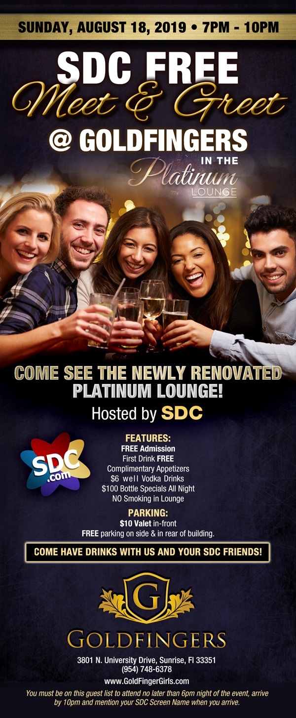 EVENTS - Goldfinger Nightclub